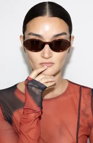 REALITY EYEWEAR The Demi Cat Eye Sunglasses - Mocca