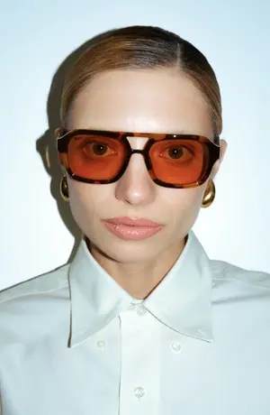 REALITY EYEWEAR Runway Aviator Sunglasses - Turtle