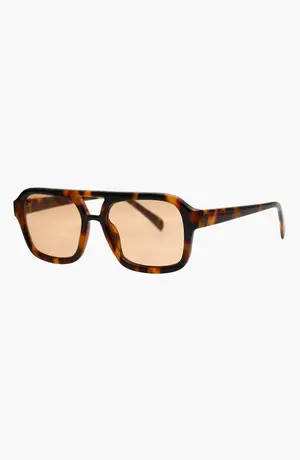 REALITY EYEWEAR Runway Aviator Sunglasses - Turtle