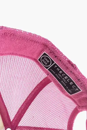 THE CELECT Color Blocked Trucker Cap - Pink