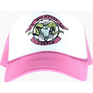 THE CELECT Color Blocked Trucker Cap - Pink