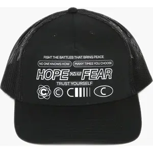 THE CELECT Printed Trucker Cap - Black