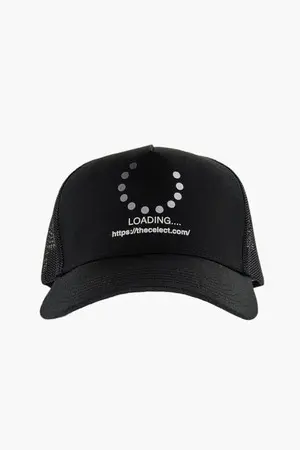 THE CELECT Mid Profile Trucker Cap - Black