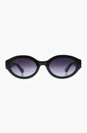 REALITY EYEWEAR London Calling Oval Sunglasses - Black
