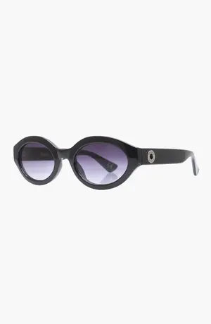 REALITY EYEWEAR London Calling Oval Sunglasses - Black