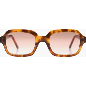 REALITY EYEWEAR Beatnik Square Frame Sunglasses - Turtle