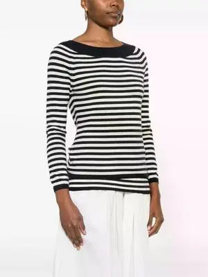 Max Mara Striped Cashmere Sweater