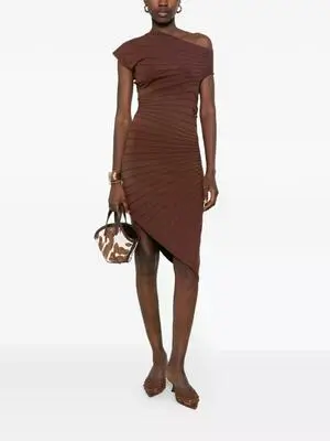 TWINSET Draped Asymmetrical Dress