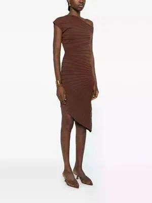 TWINSET Draped Asymmetrical Dress