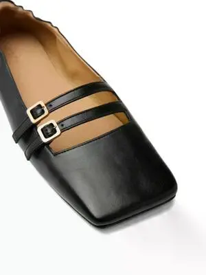 Marsèll Buckle-strap Ballet Flats