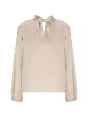 D.exterior Long Sleeve Blouses