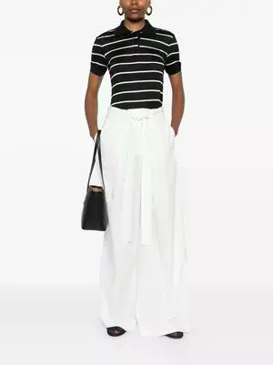 Max Mara Striped Polo Top