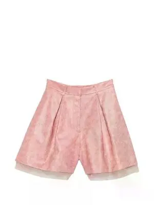 HUI MILANO Pleated Shorts