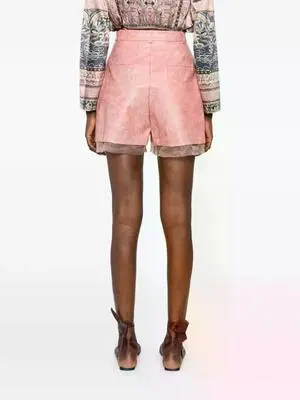 HUI MILANO Pleated Shorts