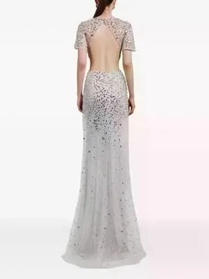 GEMY MAALOUF Beaded Long Dress