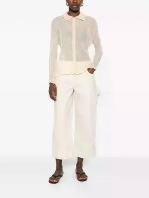 Issey Miyake Chiffon Twisted Top