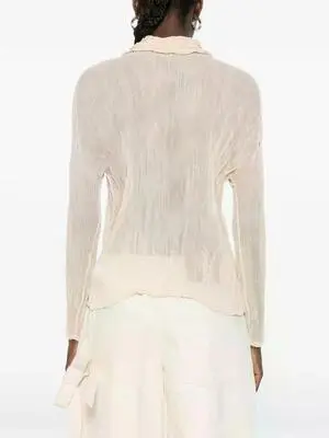 Issey Miyake Chiffon Twisted Top