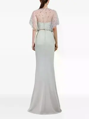 GEMY MAALOUF Beaded Split Maxi Dress