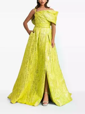 GEMY MAALOUF Back-bow Maxi Dress