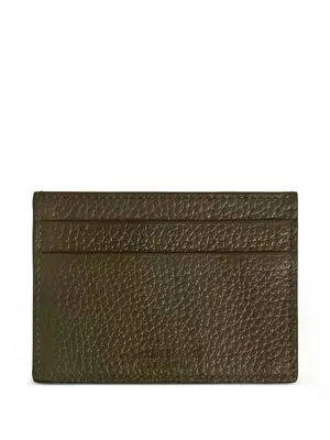 Montblanc Grained Leather Card Holder - Green