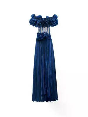 Gemy Maalouf Pleated Evening Dresses