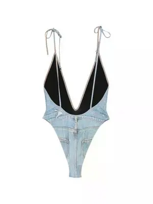 DIESEL® Tie-strap V-neck Swimsuit