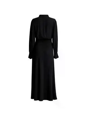 Vince Button Long-sleeve Dress