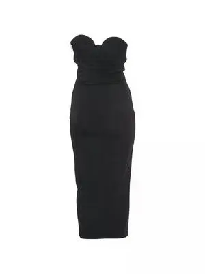 NADADELAZOS Strapless Midi Dress