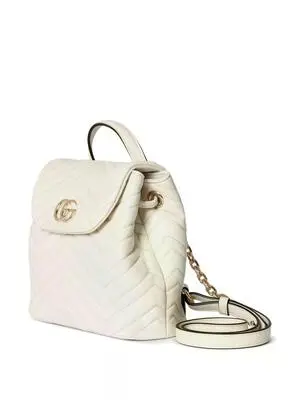 Gucci Mini Gg Marmont Backpack - Neutrals