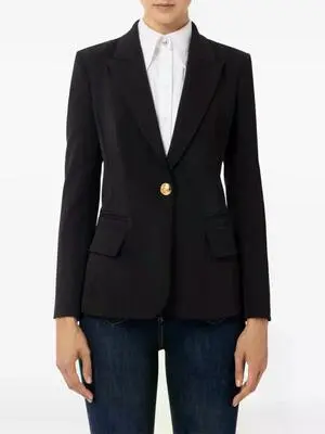 Elisabetta Franchi Peak-lapel Crepe Blazer