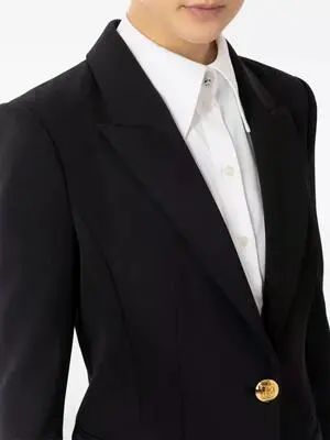 Elisabetta Franchi Peak-lapel Crepe Blazer