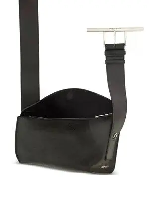 Alexander McQueen Logo-detail Shoulder Bag - Black