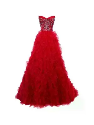 Gemy Maalouf Ruffled Evening Dresses