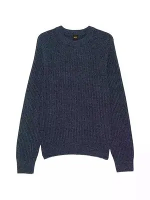 BOSS Textured Knit Sweater