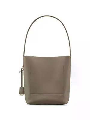 MAISON DE SABRE Grained Texture Bucket Bag - Green