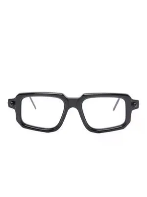 KUBORAUM Square-frame Glasses - Black