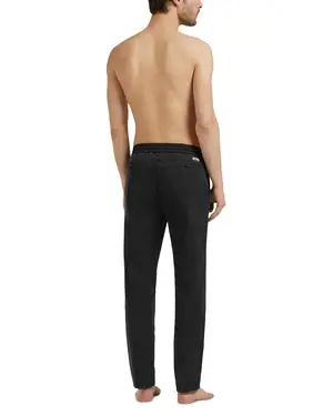 Vilebrequin Satin Pull On Trousers - Black