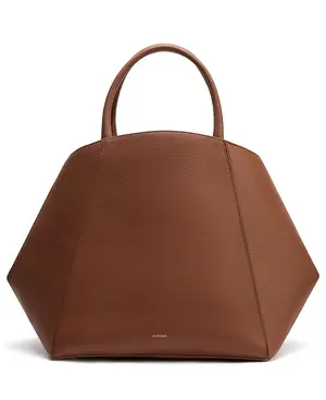 Cuyana Forma Satchel - Dark Chestnut
