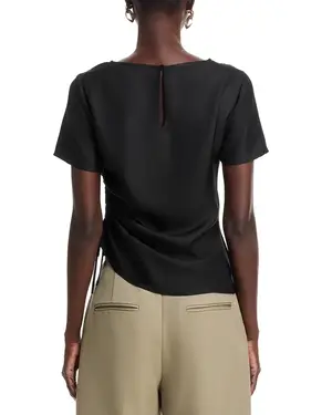 TOCCIN Uma Silk Top - Jet