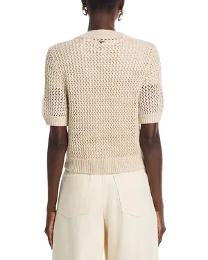 TOCCIN Janice Short Sleeve Cardigan