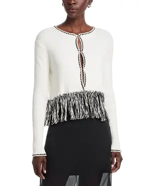 TOCCIN Monroe Fringed Cardigan