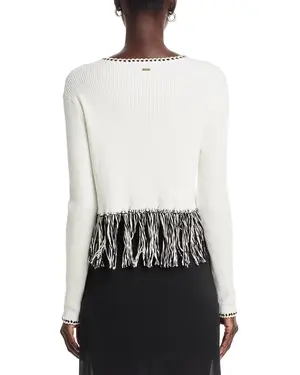 TOCCIN Monroe Fringed Cardigan
