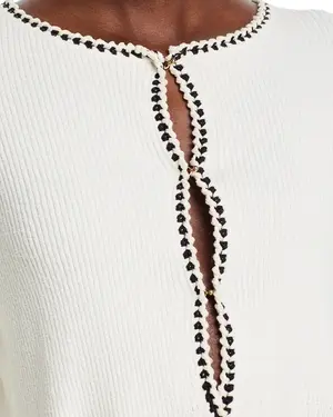 TOCCIN Monroe Fringed Cardigan
