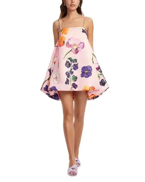 LEO LIN Patsy Embellished Puff Mini Dress - Wildbloom