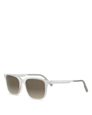 Dior Dior DiorTag Su Square Sunglasses Grey/gradient Brown