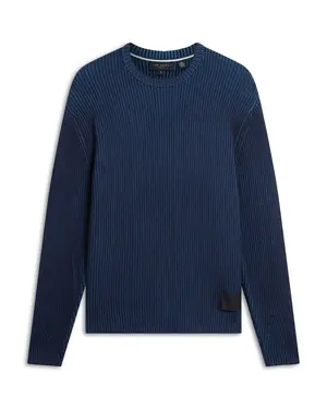 Ted Baker London Timmno Long Sleeve Plated Rib Sweater