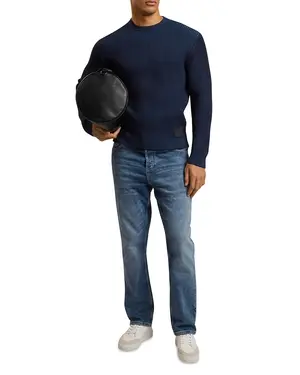 Ted Baker London Timmno Long Sleeve Plated Rib Sweater
