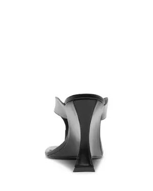 Schutz Maya Wedge Sandals - Black