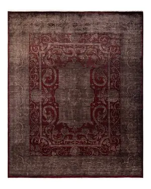 Bloomingdale'S Fine Vibrance M1226 Area Rug, 8'1 X 10 - Red