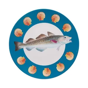 LULU POWERS Coupe Dinner Plate - Cod